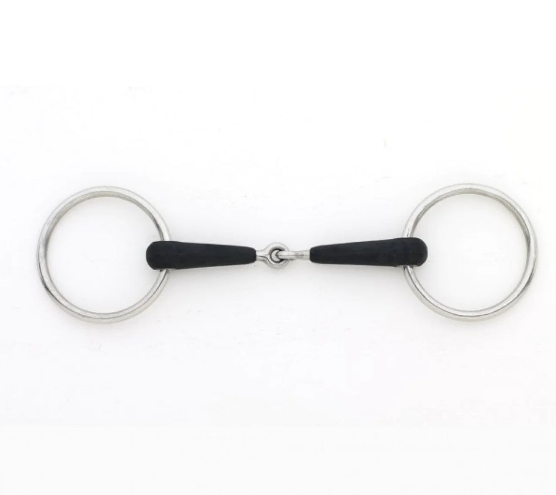 Waldhausen Rubber Snaffle Loose Ring