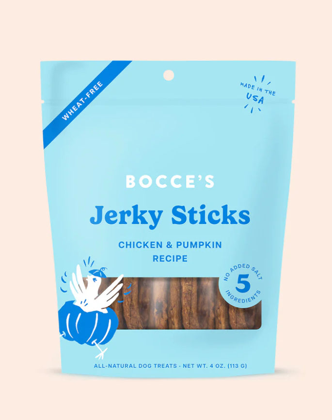 Bocce’s Grazers Chicken & Pumpkin Jerky Sticks – Horse & Hound Tack Shop