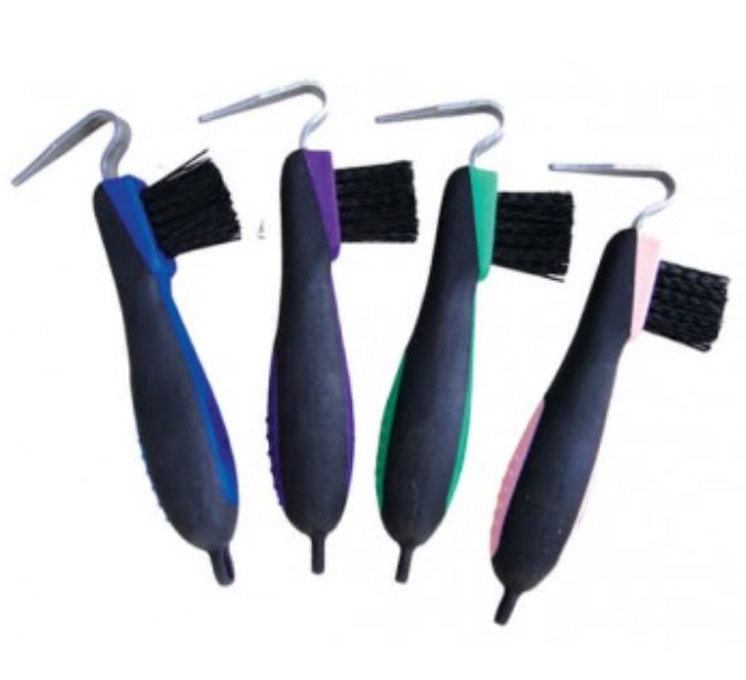 Soft Touch Hoof Pick With Brush | Horse & Hound Tack Shop