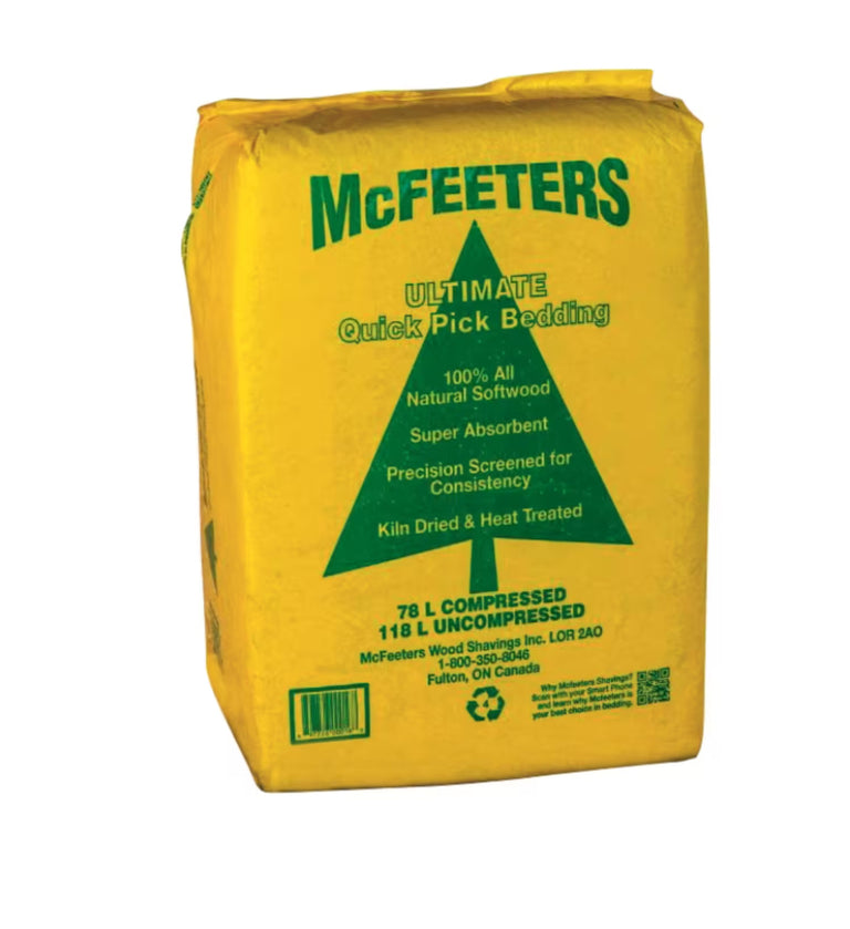 McFeeters Ultimate Quick Pick Softwood Bedding 78L | Horse & Hound Tack ...
