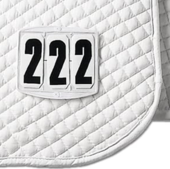 3 Digit Number Pad - Saddle Pad | Horse & Hound Tack Shop
