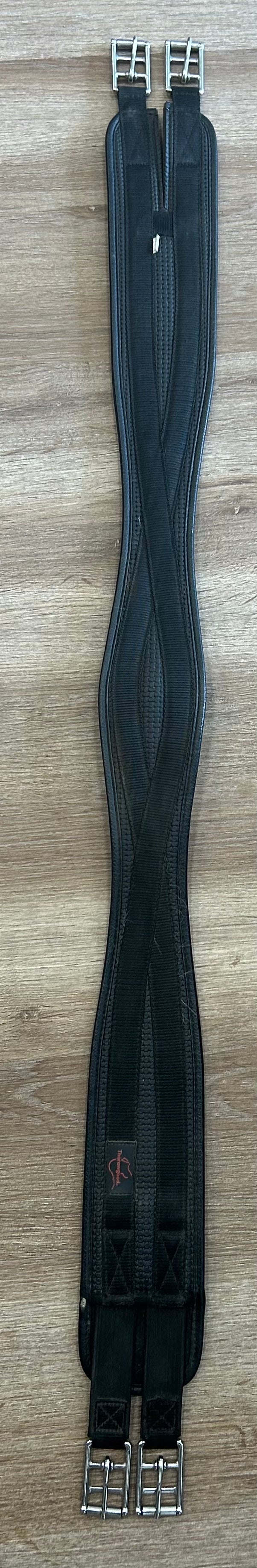 Fine Used Thoroughgood Black Synthetic Contour Girth