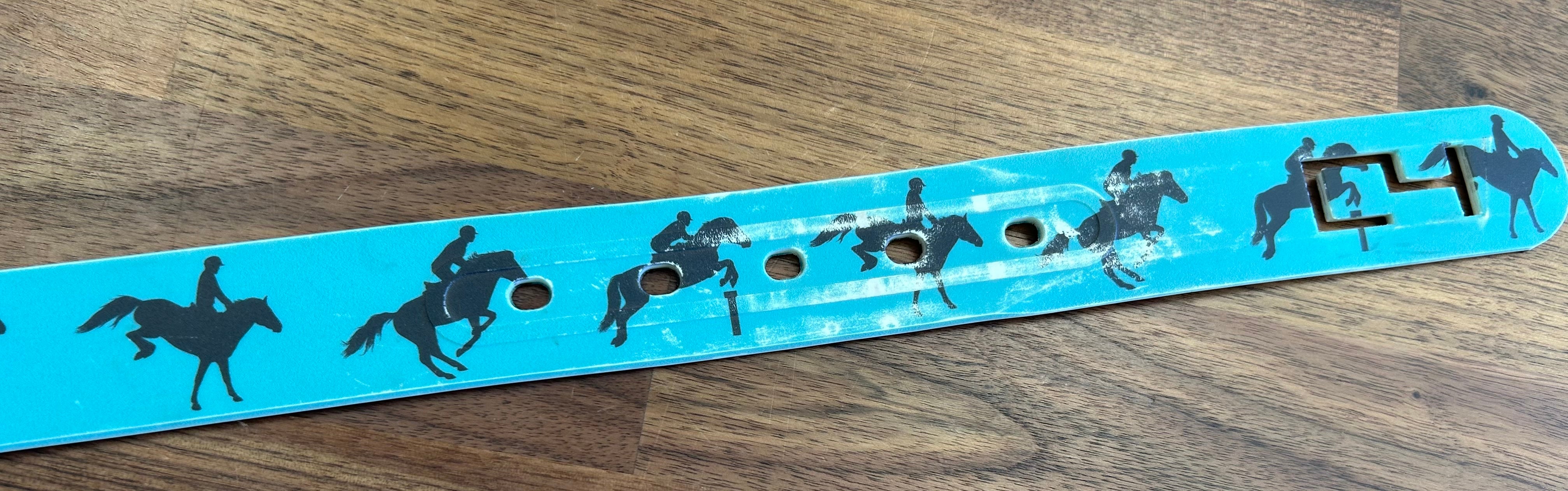 C4 Belt - Teal Horses | Horse & Hound Tack Shop